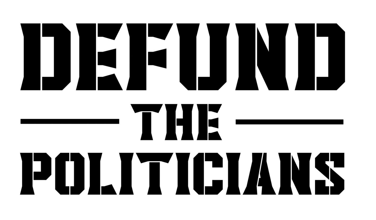 Defund the Politicians 1776 America Sticker Decal Freedom USA - Etsy