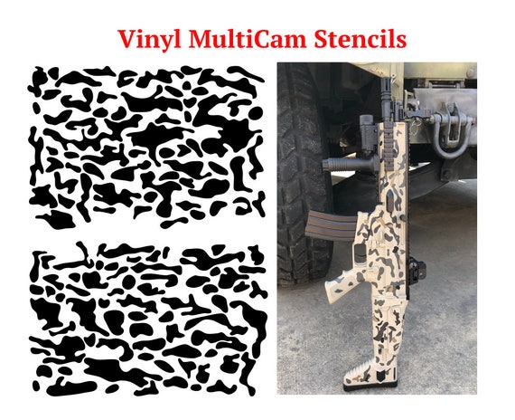 Multicam Stencils Decals Vinyl Airsoft Rifle Guns Handgun Camo - Etsy