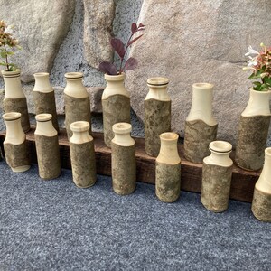 Vase Wood Hand Turned Live Edge Twig Pot Dried Flowers - Etsy