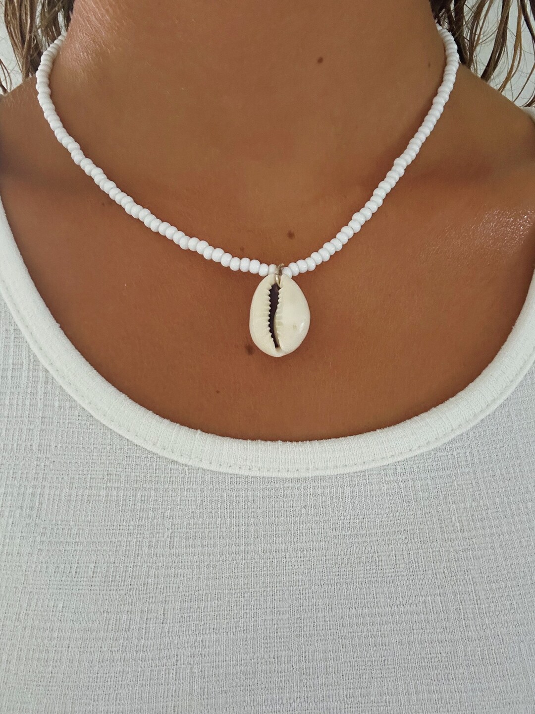 Cowrie Necklace - Etsy