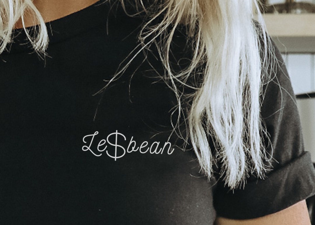 Lesbean, Lesbian, Le Dollar Bean, Tik-tok Tee BLACK - Etsy
