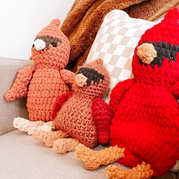 Cardinal Crochet - Etsy
