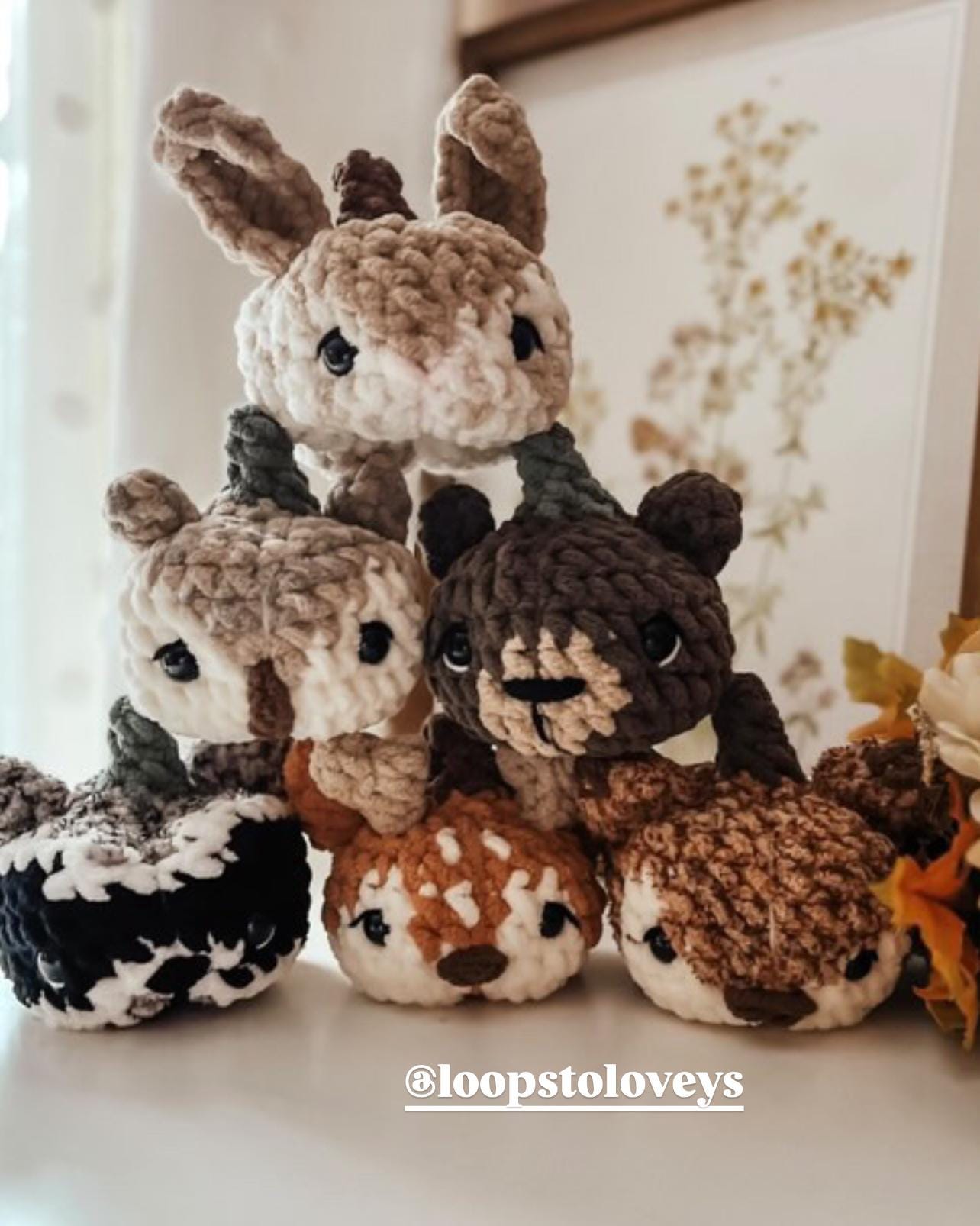 Pumpkin Patch Pals Crochet Pattern: Woodland Animal Stuffies (PDF ...