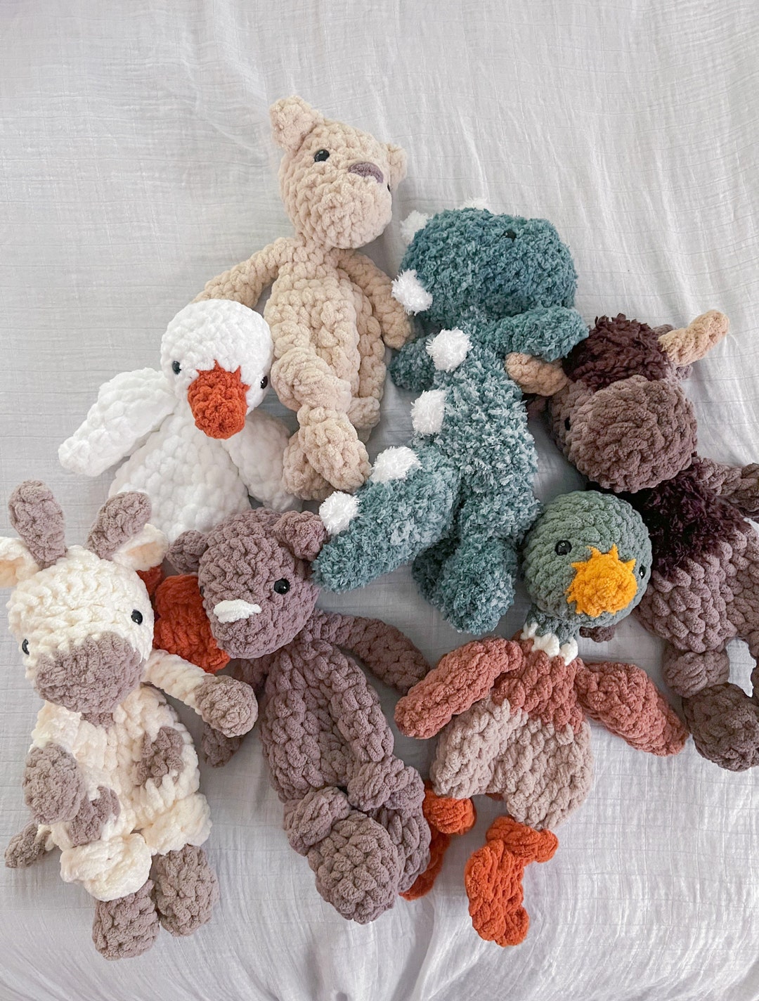 MADE TO ORDER- Mini 12” Snugglers, Animal Lovey, Babies First Stuffed ...