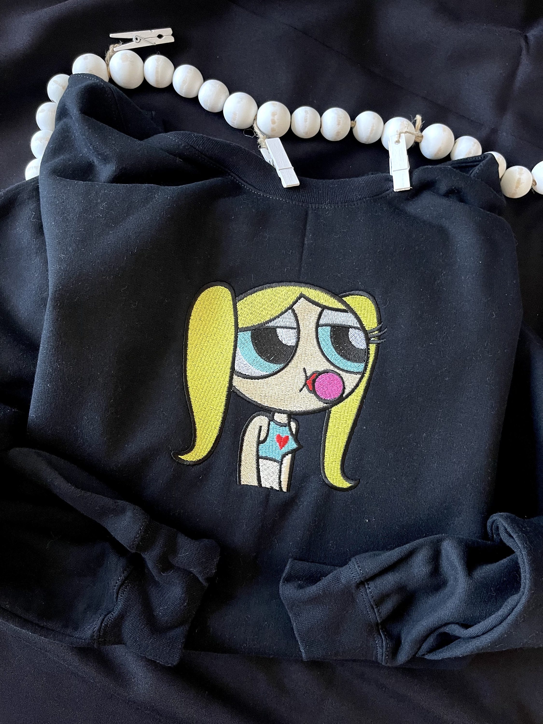 Powerpuff Girls Embroidered Sweatshirt Collection Choose From Buttercup ...