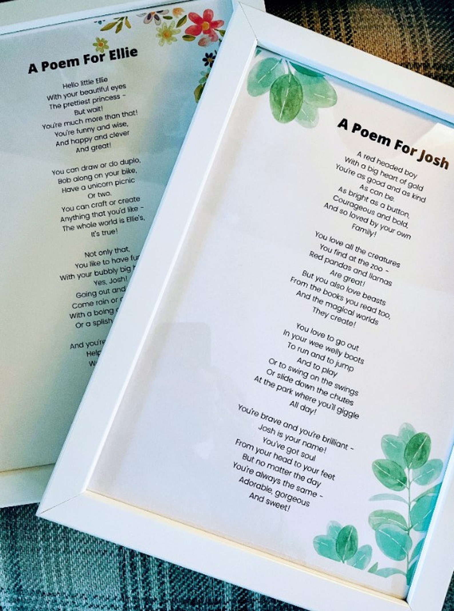 Personalised Poem for Friend, Colleague, Family, Neighbour, Random Act ...