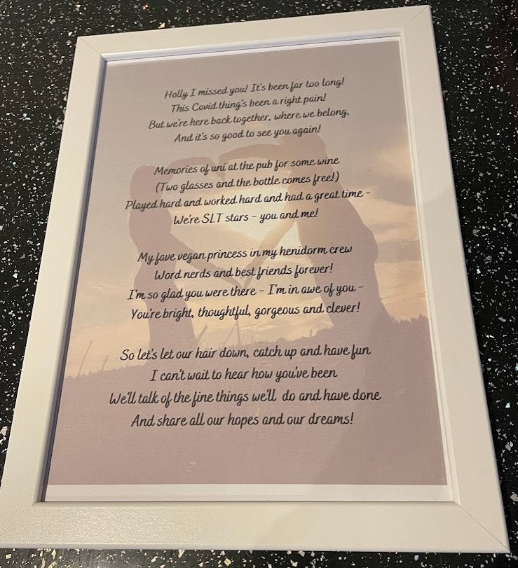 Personalised Poem for Weddings, Engagement, Valentine, Romance, Love ...