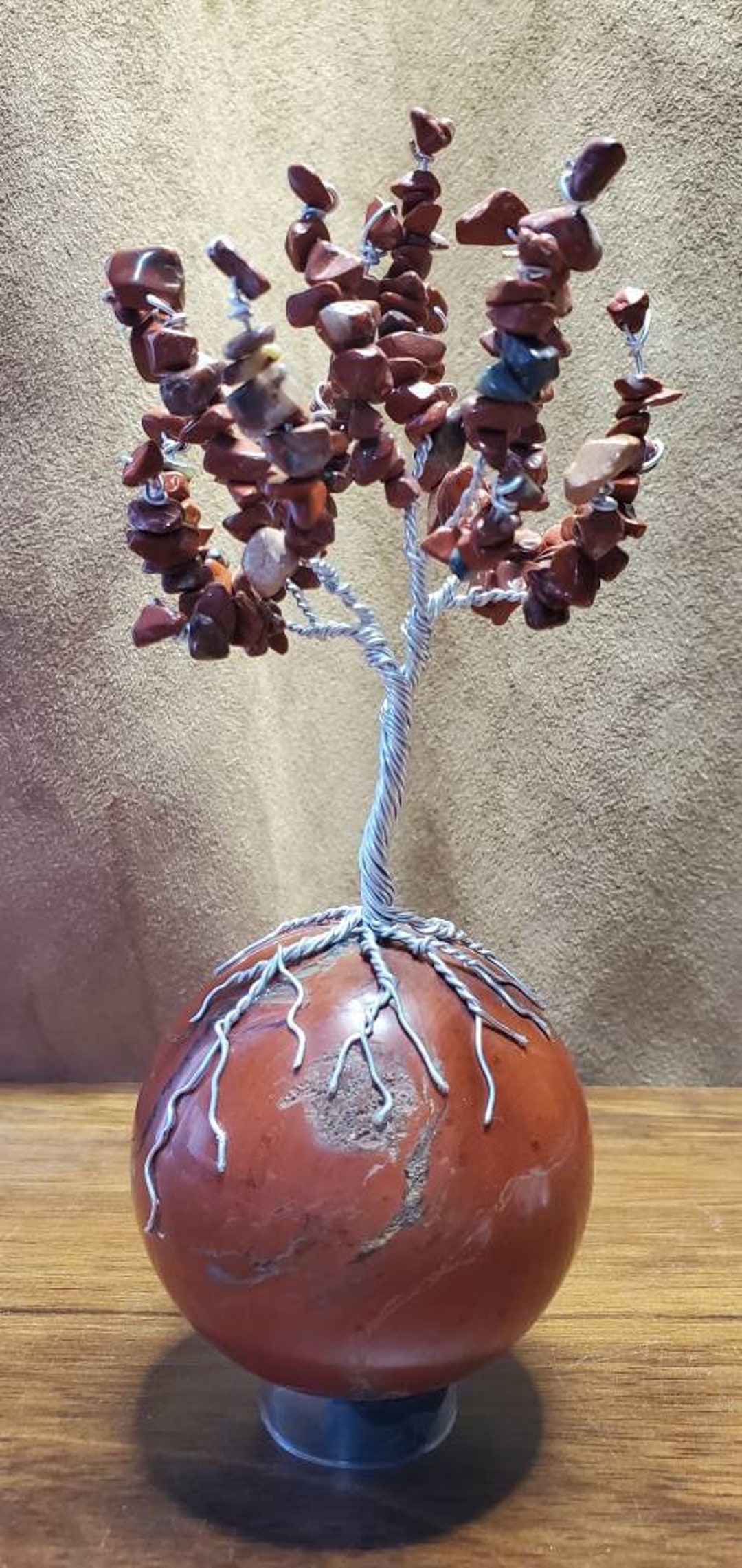 Red Jasper Tree of Life Money Tree - Etsy