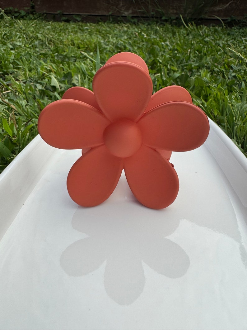 Flower Claw Clips - Etsy