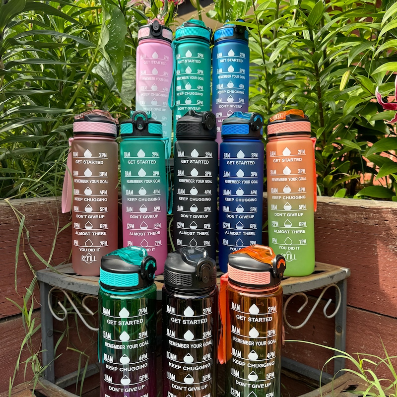 Motivational Water Bottle - Etsy