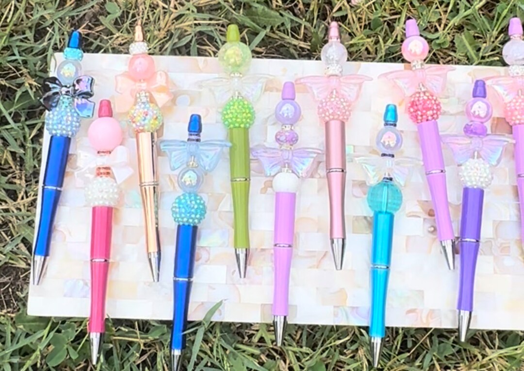 Bow Beaded Pens - Etsy