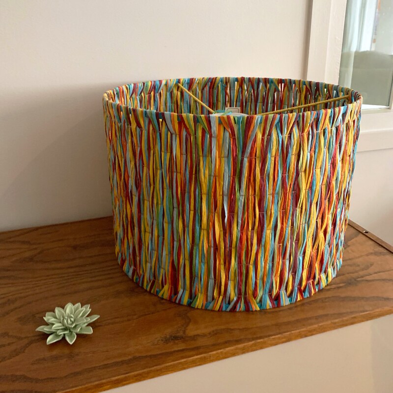 Raffia Lamp Shade - Etsy
