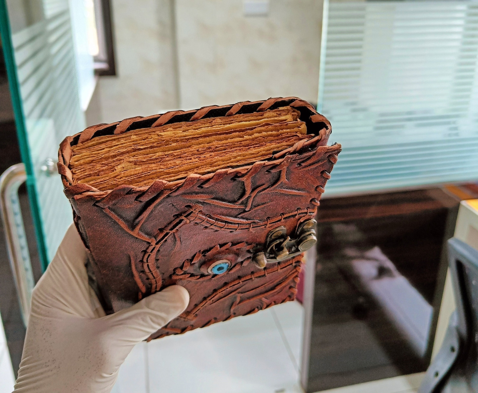 Hocus Pocus Book of Spells Leather Journal Book of Shadows - Etsy