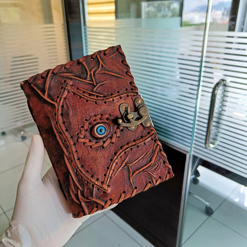 Hocus Pocus Book of Spells Leather Journal Book of Shadows - Etsy