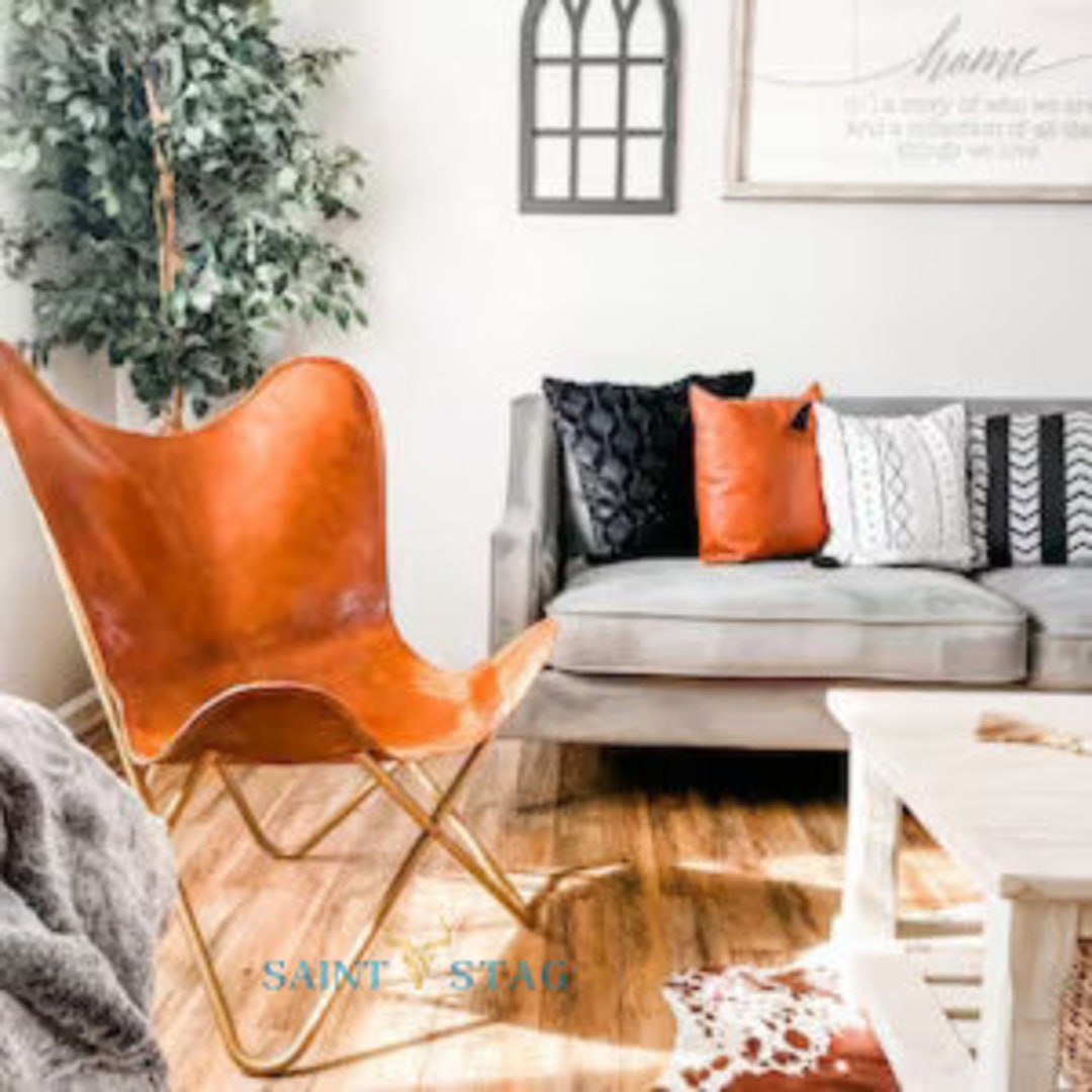 Leather Butterfly Vintage Butterfly Replacement Cover, Leather BKF ...