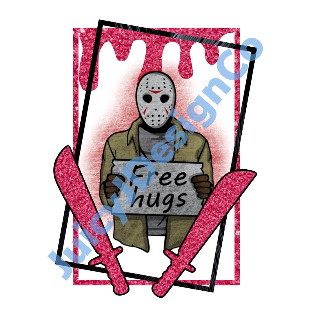 Jason Vorhees Free Hugs Png - Etsy