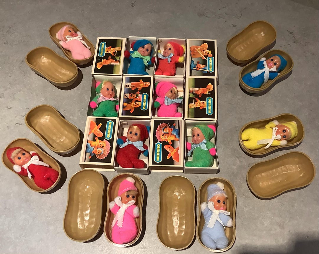 9. - Vintage Dolls - Baby William in Peanut Shell, Matchbox Baby ...