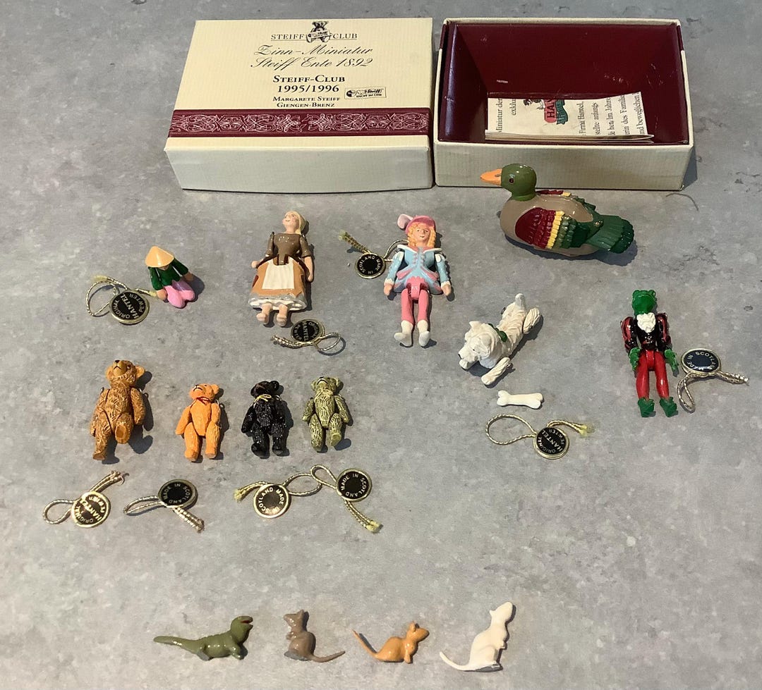 Hantel Handmade & Handpainted Pewter Miniatures - Steiff, Bears ...