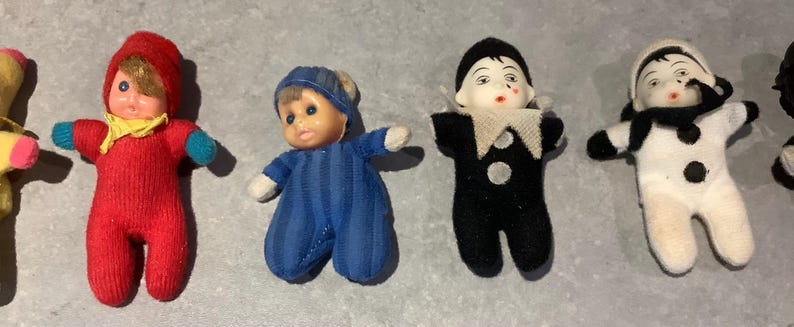 MMB. Vintage 1970s 1980s Matchbox Baby Bean Dolls, Querzola, Mon Ami ...