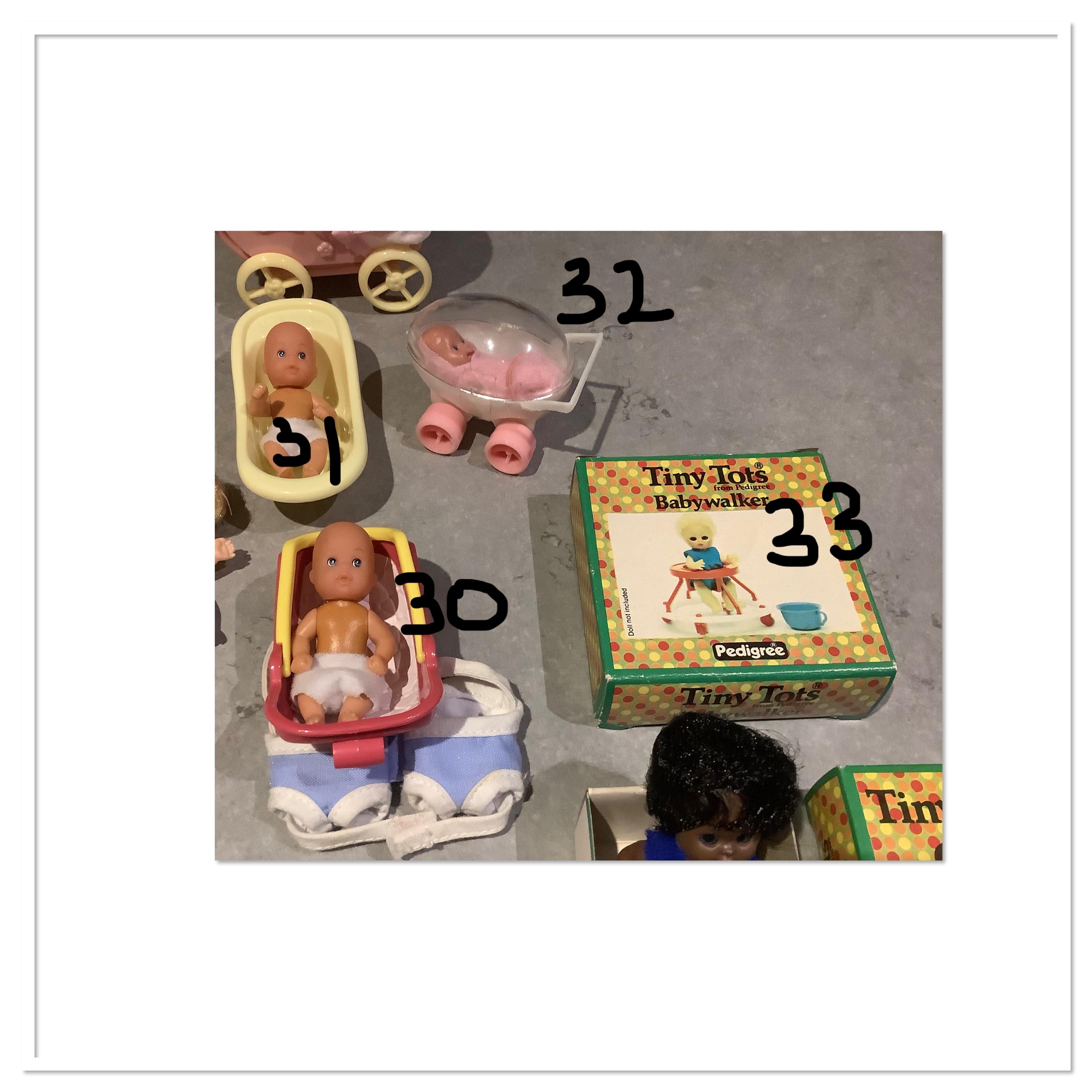 12. Vintage Small Dolls, Simba, Bandai Tiny Blessings, Pedigree Tiny ...