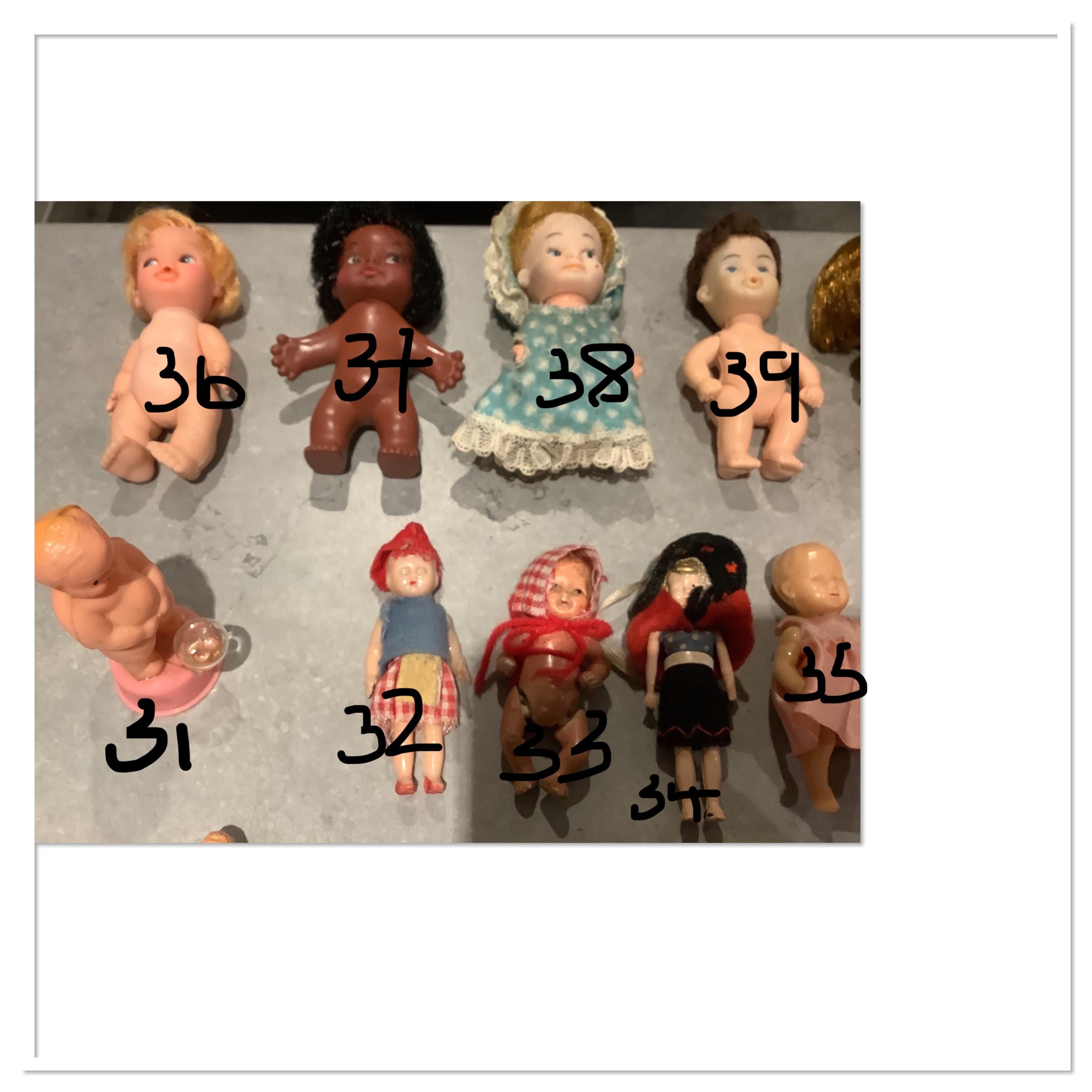 CD. Vintage Antique Small Dolls Inc Peewee, Ari, German, Kiddle Clone ...