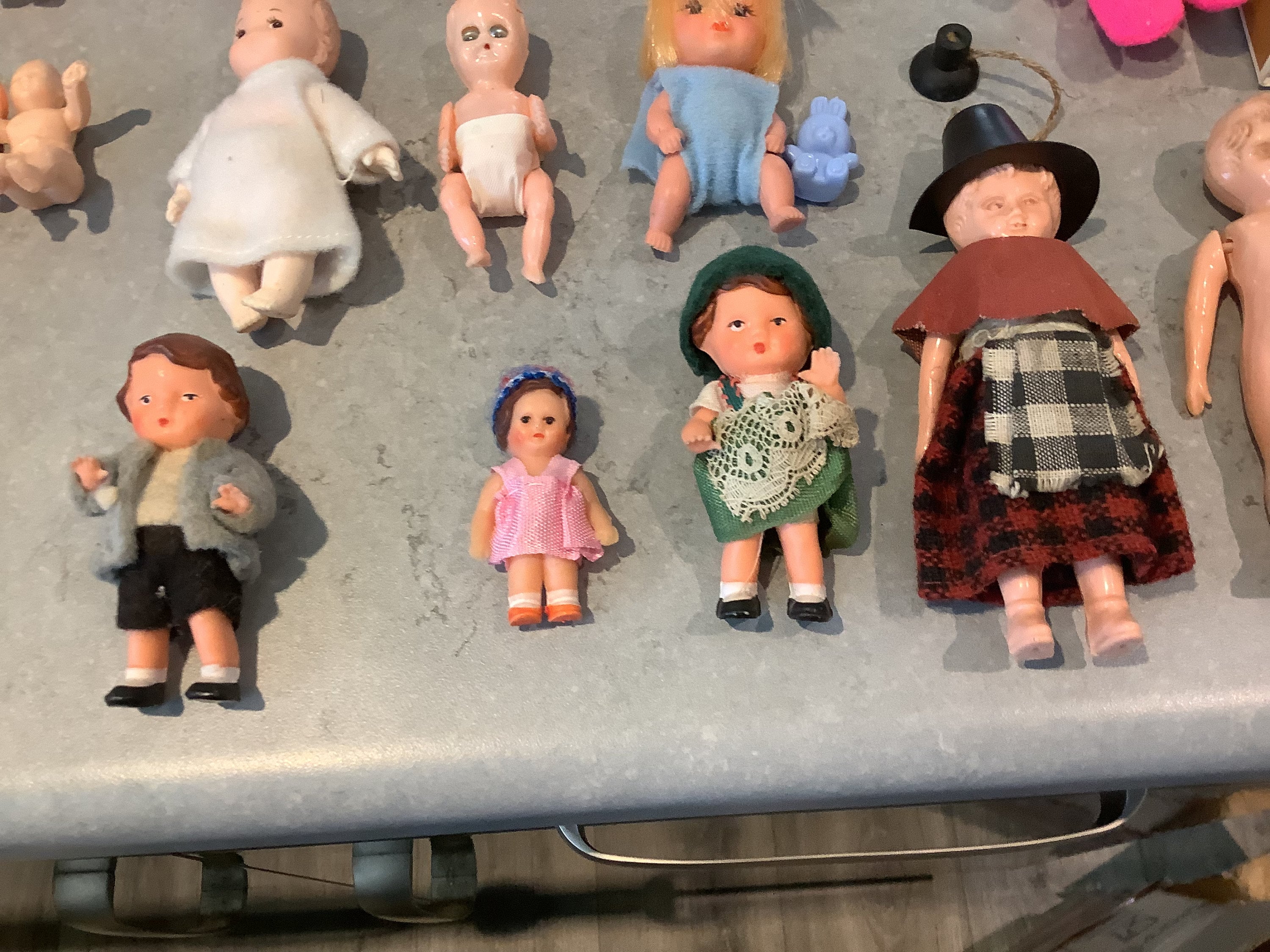 SP. Miniature Antique Vintage Dolls Matchbox, German, Continental ...