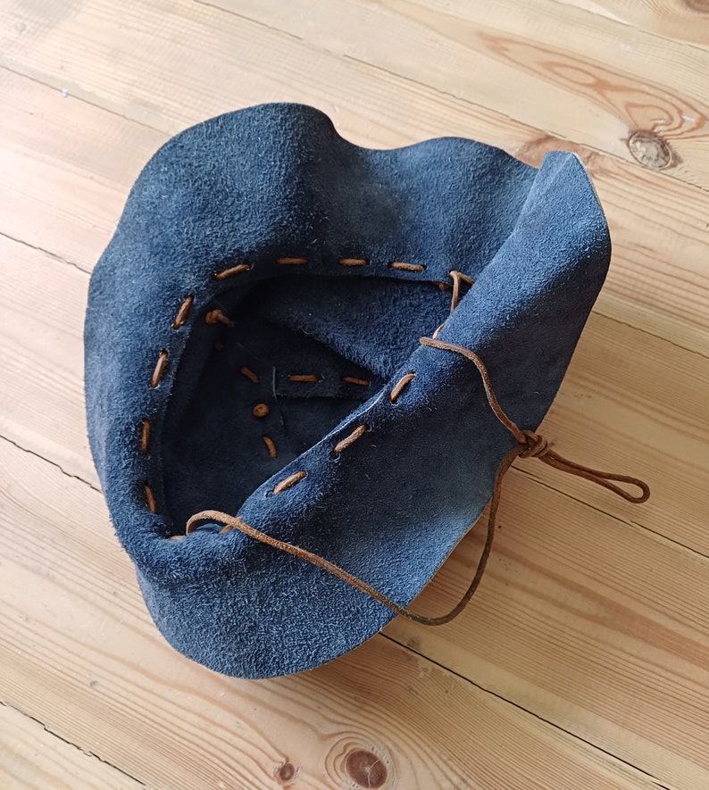 Vintage Leather Hat. - Etsy