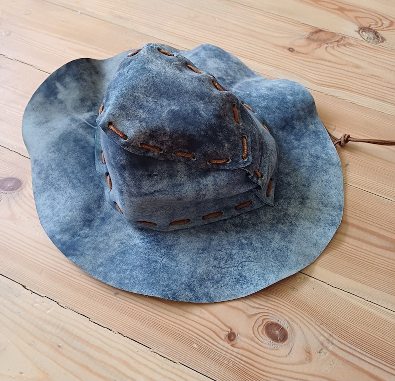 Vintage Leather Hat. - Etsy