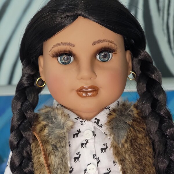 Blue Hair Doll - Etsy
