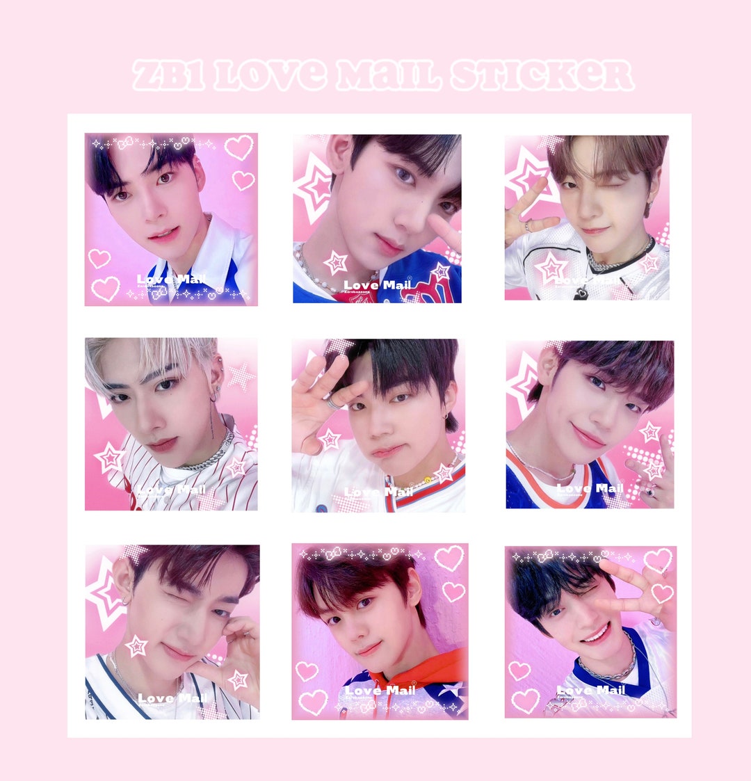 ZB1 Zerobaseone Love Mail Sticker Pack - Etsy