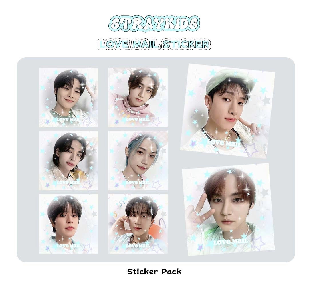 Straykids Love Mail Sticker Pack - Etsy