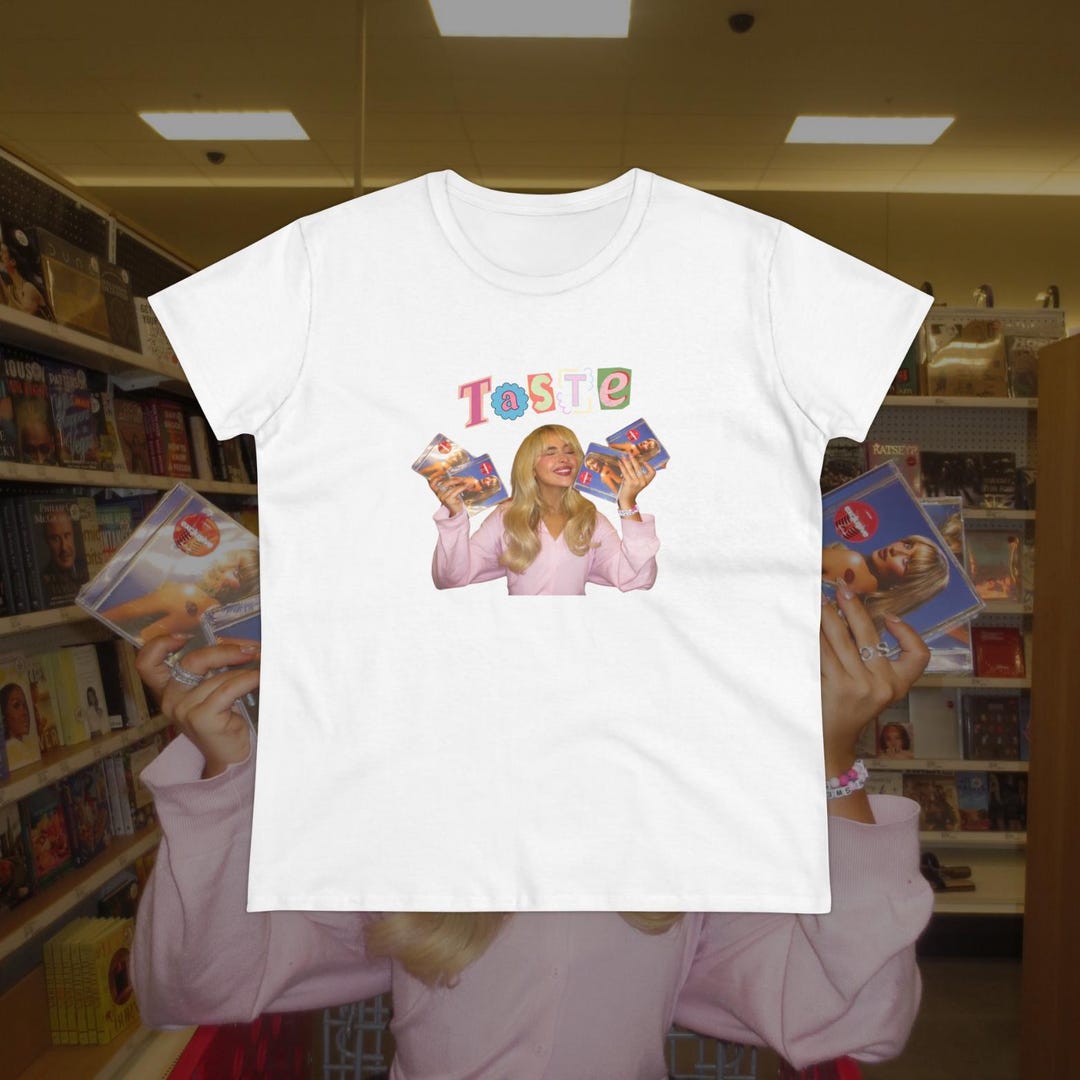 ICONIC Sabrina Carpenter Target Picture TASTE Short N' Sweet Tshirt ...
