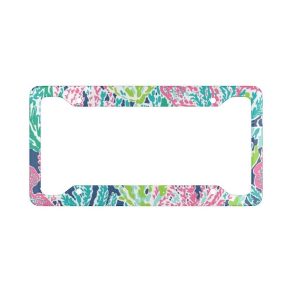 Preppy License Plate - Etsy