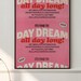 Daydream DIGITAL Download Print Typography Poster Pink Aesthetic Wall ...