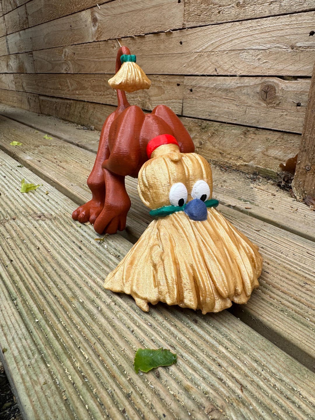 Alice in Wonderland Broom Dog Sculpture – Whimsical Fantasy Decor ...