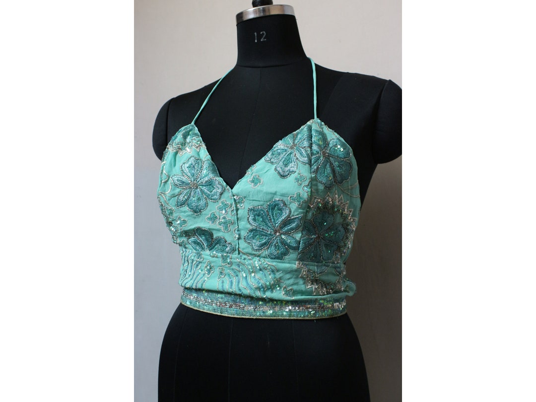Boho Top Sequin Bralette Top Vintage Boho Summer Top Boho - Etsy