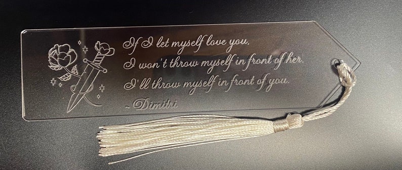 Vampire Academy Bookmark, Dimitri & Rose Bookmark, Vampire Academy ...