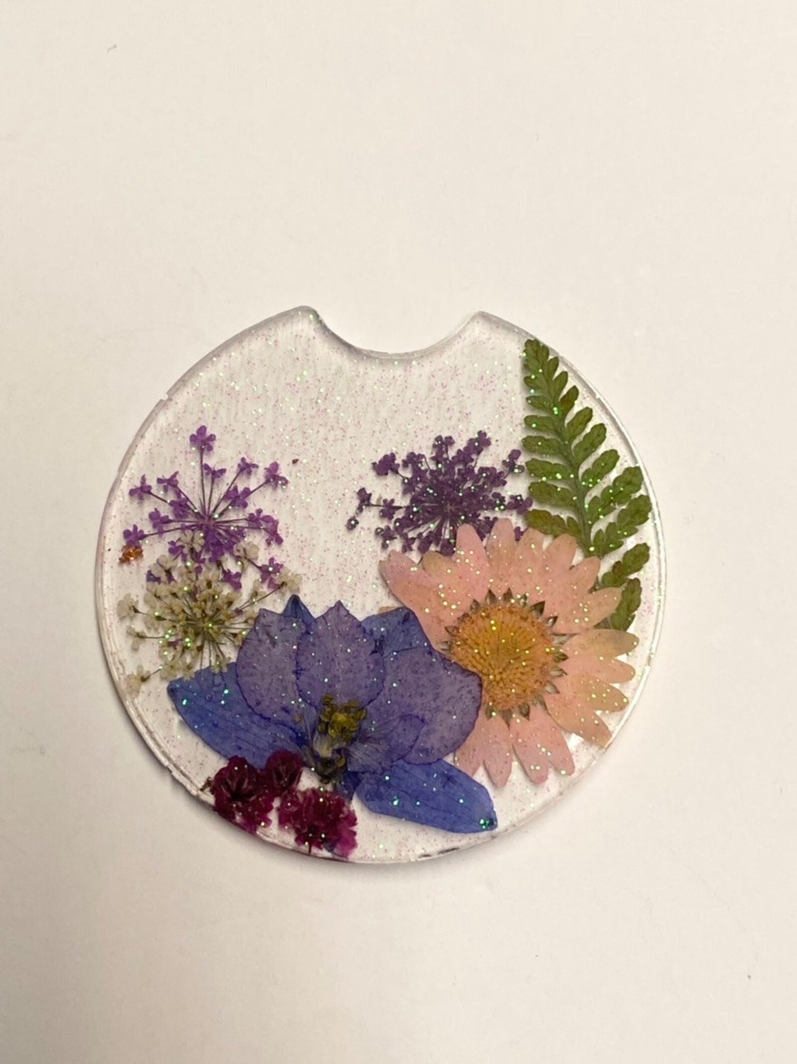 Pressed Flower Car Coasters Set of 2 Floral Car Coasters - Etsy