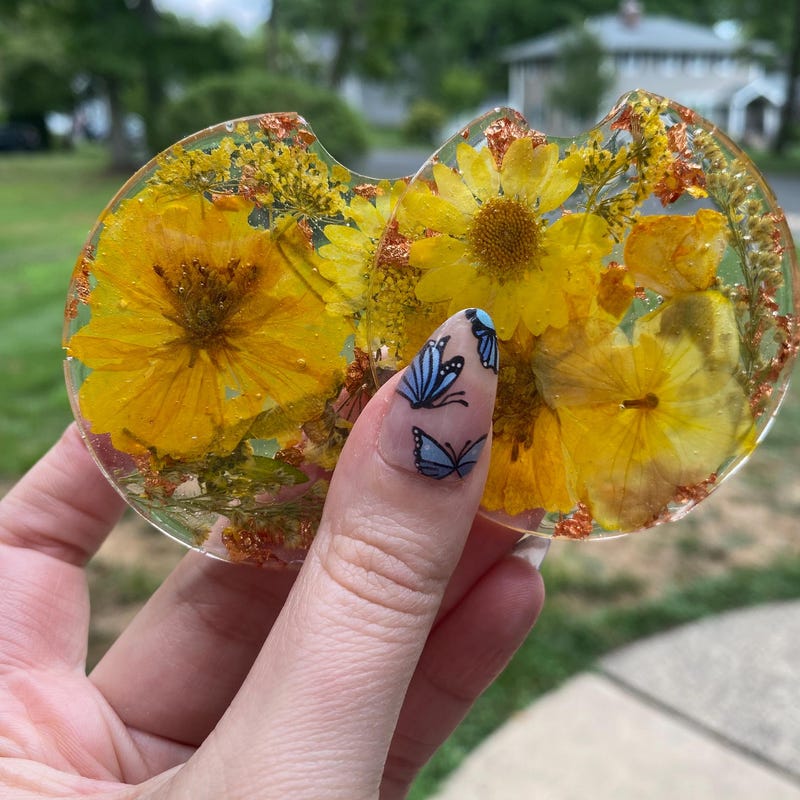 Yellow Coasters - Etsy