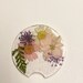 Pressed Flower Car Coasters Set of 2 Floral Car Coasters - Etsy