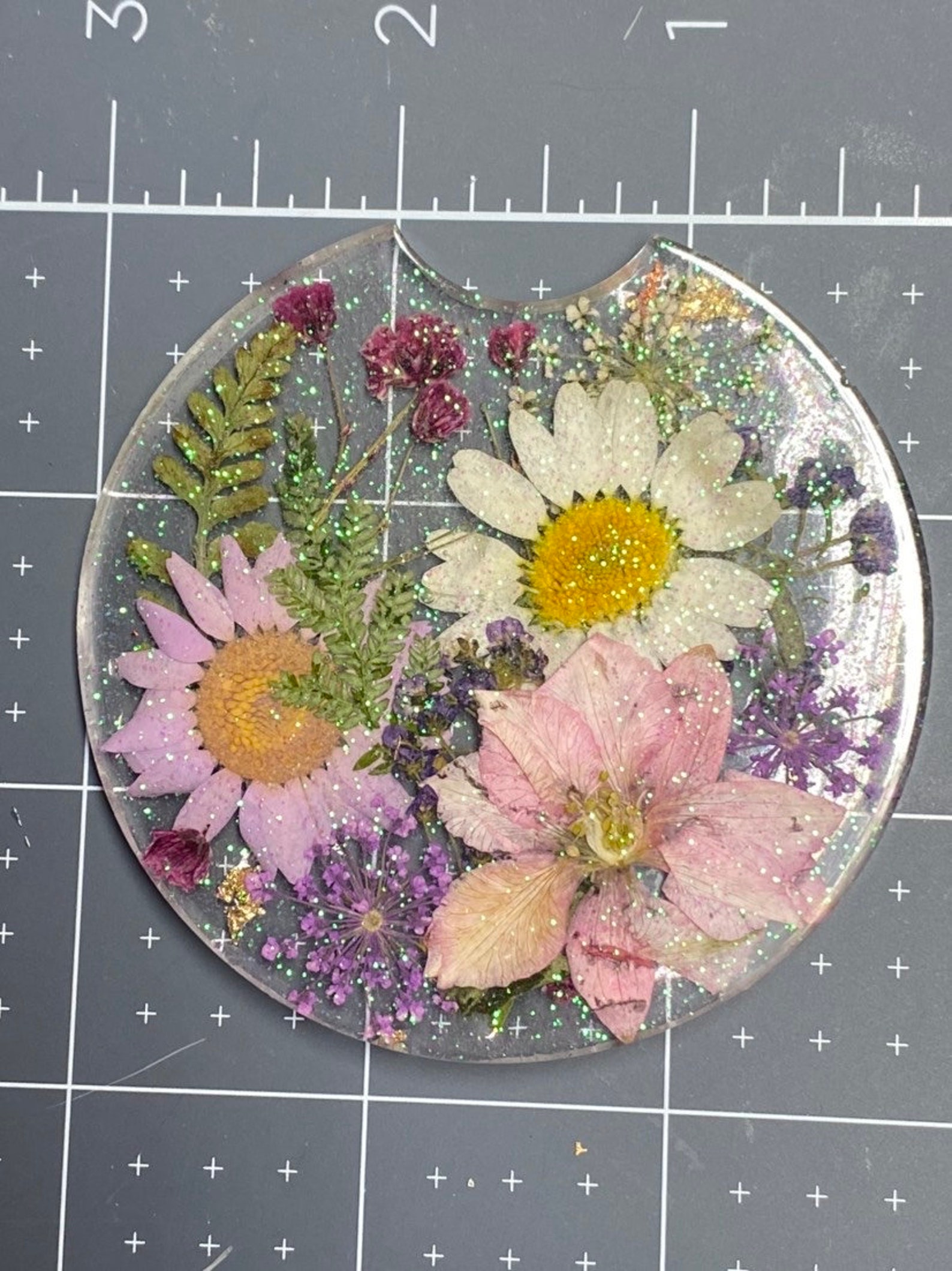 Pressed Flower Car Coasters Set of 2 Floral Car Coasters - Etsy