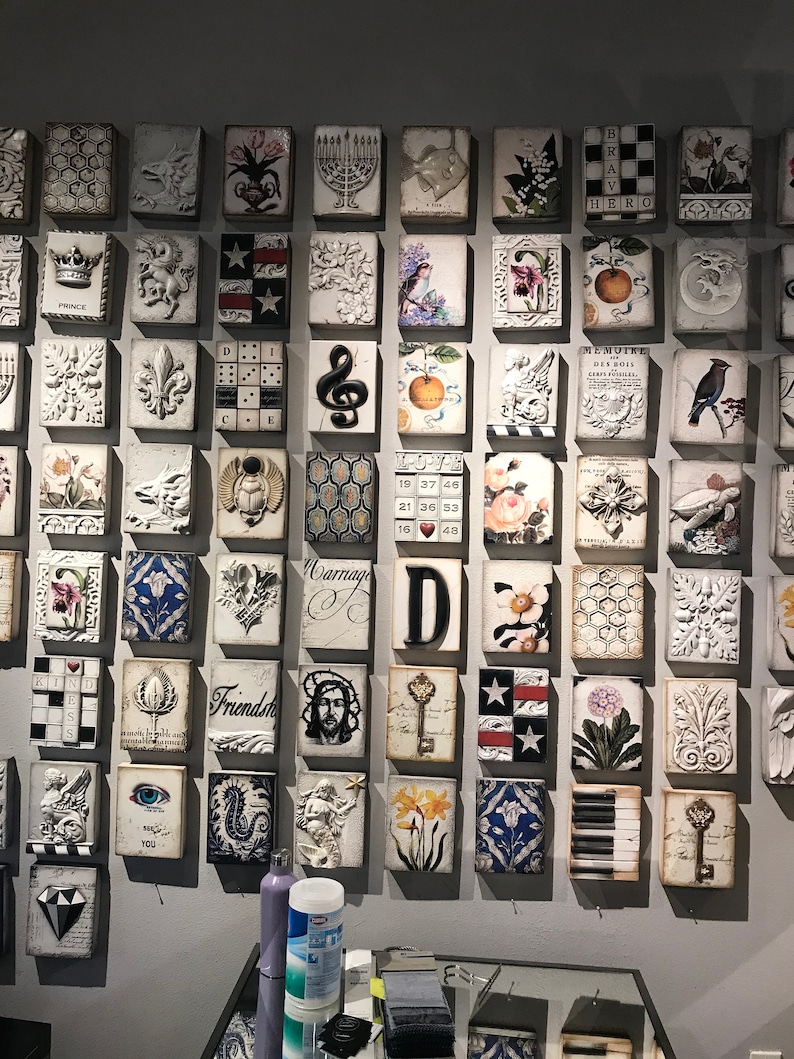 Sid Dickens Memory Tile Hanger Holder - Etsy