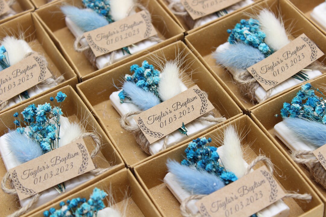 Handmade Baptism Scented Soap Favors, First Communion Soap Favors, Baby ...
