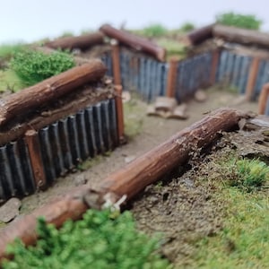 28mm Command Trench. Handmade Terrain Base. - Etsy