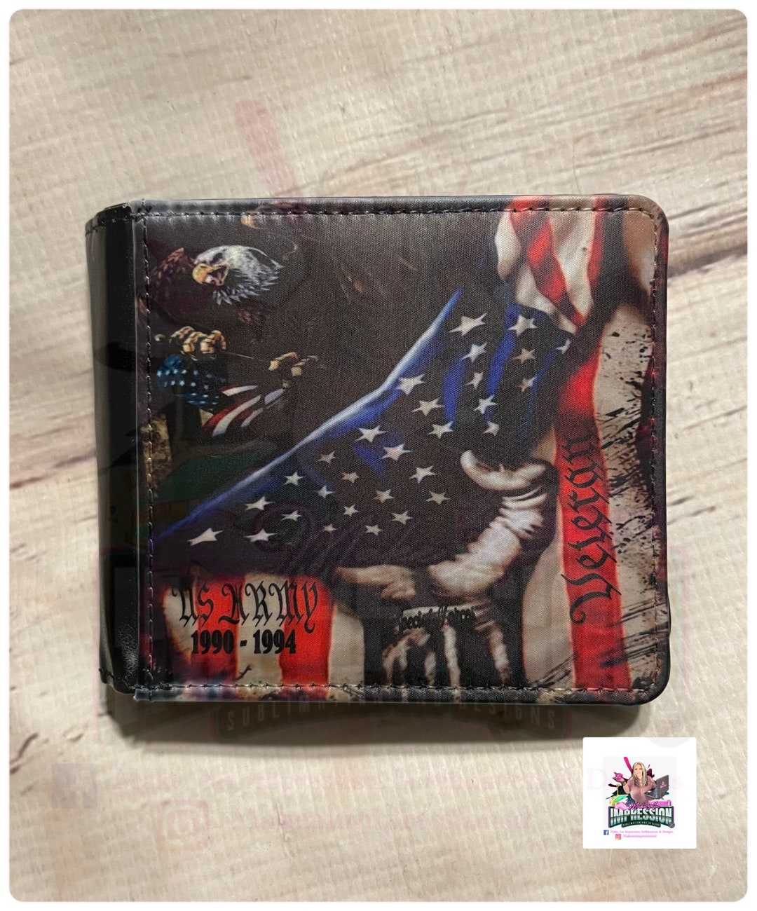 Sublimation Personalized Men's Wallet - Etsy