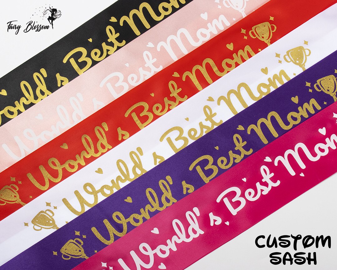 Personalized Sash Your Text Sash Silk Sash Customized Sash - Etsy