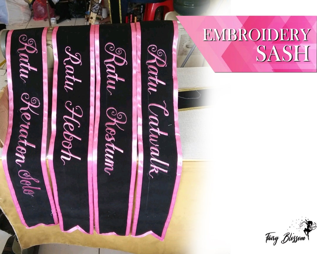 Personalized Pageant Sash Child Pageant Sash Adult Pageant - Etsy
