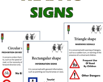 Printable Traffic Signs Coloring Pages for Kids & Adults | 30 Pages ...