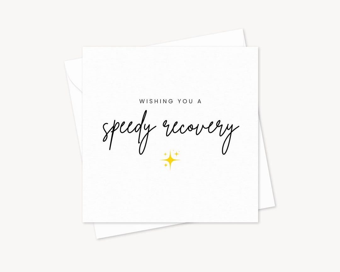 Get Well Soon Card | Speedy Recovery | Big Hug | Here for You Heartfelt ...