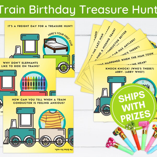 Train Scavenger Hunt - Etsy